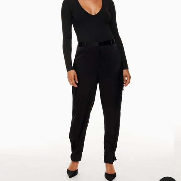 Aritzia | Pants & Jumpsuits | Aritzia Satin Pants | Poshmark